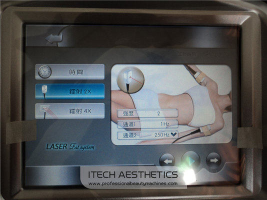 Lipo Laser Slimming Machine , Diode Laser Low Level Laser Fat Reduction Machine
