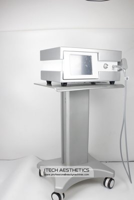 White Color ESWT Machine For Scar Tissue , Shockwave Therapy Physiotherapy Cellulite Reduction