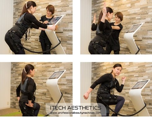 Timesaving EMS Electrical Muscle Stimulation , Fitness Muscle Stimulation Therapy