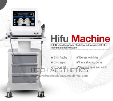 7MHz 4MHz Skin Tightening Face Lifting Machine / Ultrasonic Beauty Machine