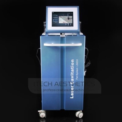 Vertical Lipo Laser Slimming Machine , Laser Vacuum Cavitation Weight Loss Beauty Machine