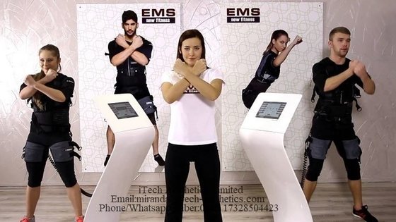Body Strong Fitness Equipment / Timesaving EMS Fitness Muscle Stimulation Therapy