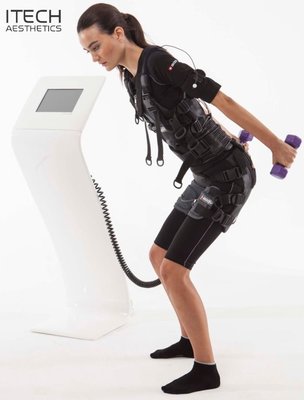 Electric Pulse Muscle Stimulator Electrical Stimulation Unit Full Body EMS Training