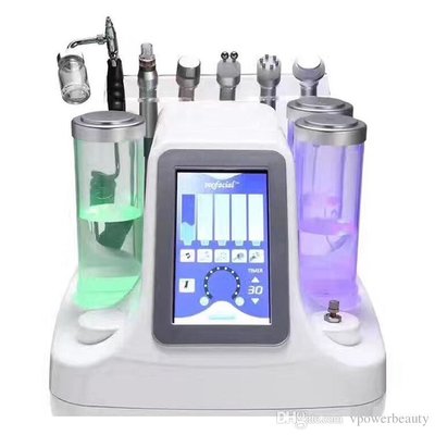 6 In 1 Vacuum Face Cleaning Hydro Dermabrasion Water Oxygen Jet Peel Machine For Vacuum Pore Cleaner