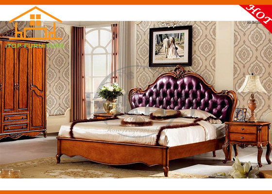 romantic style wedding Princess french style white rococo hand carved bedroom furniture sets for girls