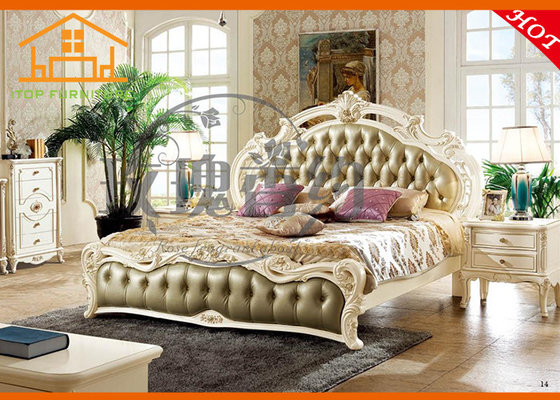 italian new model beautiful white neoclassical wooden bedroom suite furniture sets with prices wood with pole