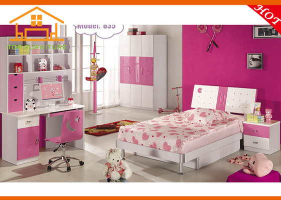 Bisini Luxury Iron Bedroom Furniture modern Kids bedroom furniture kid car bed Bed Type and Wood Material wood children