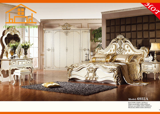 dubai antique luxury bedroom furniture luxury bedroom set cheap price elegant wood classic vintage furniture