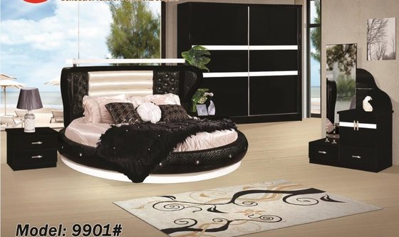 full size korean style antique wedding multifunction foldable bed round bedroom furniture sets sales for cheap