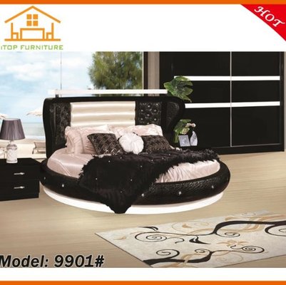 antique MDF golden Cheap mirrored glass queen bedroom furniture set