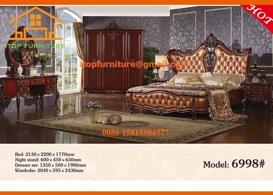 American style Cheap antique luxury home bedroom furniture sets online