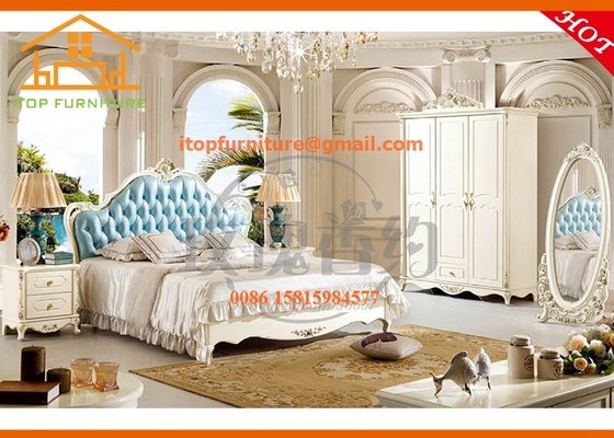 hot sale Scandinavian antique furniture factory outlet king size bedroom furniture sets