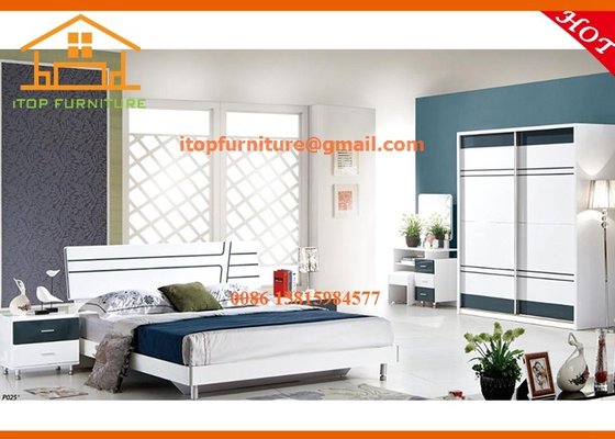 2016 high gloss cheap wholesale simple mdf modern home bedroom furniture sets designs