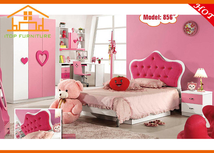 Bisini Luxury Iron Bedroom Furniture modern Kids bedroom furniture kid car bed Bed Type and Wood Material wood children