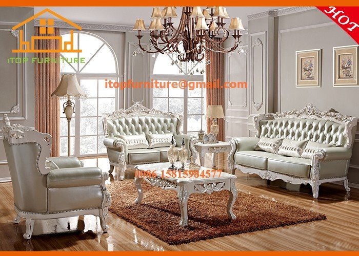 Living room furniture antique vintage american style sofa furniture set