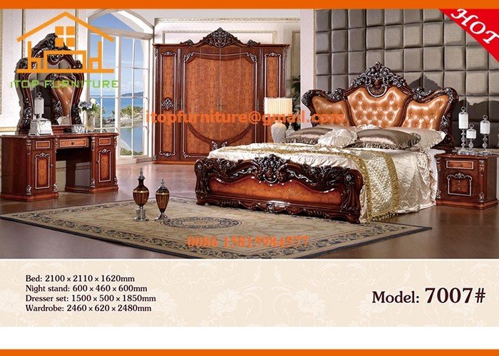 Indonesian chinese import fancy antique new model home bedroom furniture sets designs on line