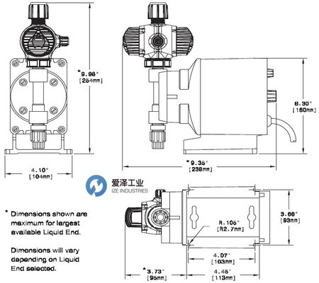MILTONROY(LMI) Electronic Metering pump P series