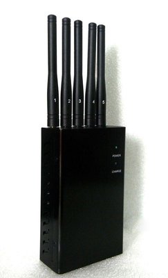 Jammer,Cellphone jammer, portable cellphone jammer,5 Antenna portable 3G 4G All Frequency Mobile Phone Jammer