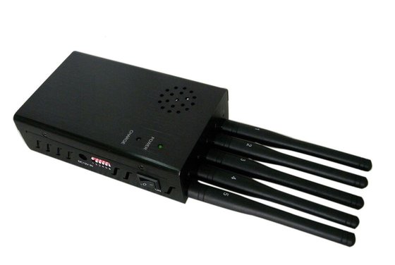 Jammer,Cellphone jammer, portable cellphone jammer,5 Antenna portable 3G 4G All Frequency Mobile Phone Jammer