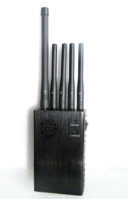 Jammer,Cellphone jammer, portable cellphone jammer3 W 5 Antennas Portable Cellphone /lojack /WIFI jammer with dip switch
