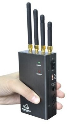 Jammer,Cellphone jammer,4 Antennas Portable Mobile Signal Jammer With Dip Switch