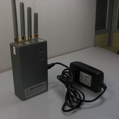 Jammer,Cellphone jammer, portable cellphone jammer,High Power Portable Cell Phone Jammer+4 Antennas