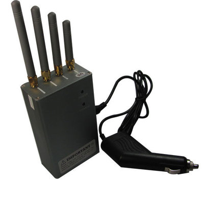 Jammer,Cellphone jammer, portable cellphone jammer,High Power Portable Cell Phone Jammer+4 Antennas