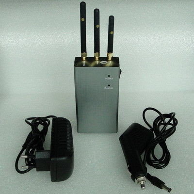 Jammer,Cellphone jammer, portable cellphone jammer,High Power portable 3 Antennas Cell Phone Jammer
