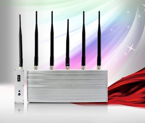 Jammer,Cellphone jammer, 5 Antenna Cell Phone Jammer with Remote Control (3G,GSM,CDMA,DCS)