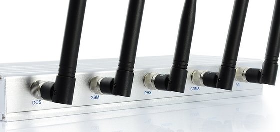 Jammer,Cellphone jammer, 5 Antenna Cell Phone Jammer with Remote Control (3G,GSM,CDMA,DCS)