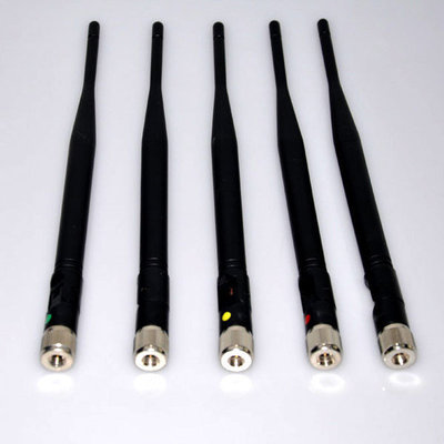Jammer,Cellphone jammer, 5 Antenans 12 Watt Adjustable Cell phone jammer