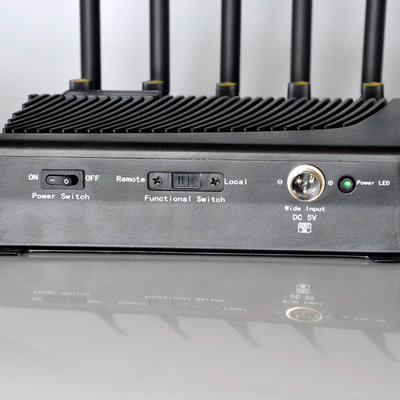 Jammer,Cellphone jammer, 5 Antenans 12 Watt Adjustable Cell phone jammer