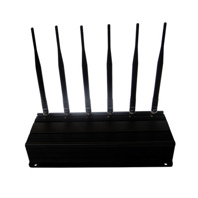 Jammer,Cellphone jammer, 6 Antennas 15 watt High Power 3G/4G Cell phone Jammer ( 4G LTE + 4G Wimax)