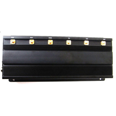 Jammer,Cellphone jammer, 6 Antennas 15 watt High Power 3G/4G Cell phone Jammer ( 4G LTE + 4G Wimax)