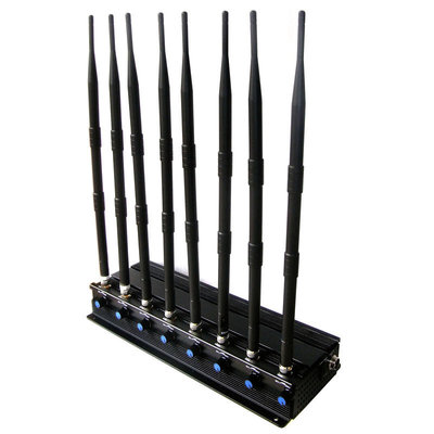 Jammer,Cellphone jammer,Adjustable 20 watt 8 Antennas Mobile Phone GPS WiFi Jammer UHF VHF LoJack Jammer