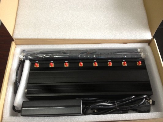 Jammer,Cellphone jammer,Adjustable 20 watt 8 Antennas Mobile Phone GPS WiFi Jammer UHF VHF LoJack Jammer