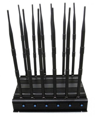 Jammer,Cellphone jammer,12 Antenna All Bands Cell Phone GPS WIFI VHF UHF 4G RF433 Jammer