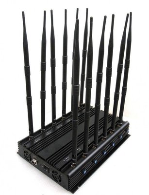 Jammer,Cellphone jammer,12 Antenna All Bands Cell Phone GPS WIFI VHF UHF 4G RF433 Jammer