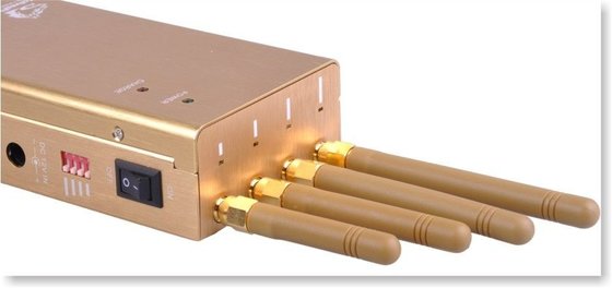 Jammer,Cellphone jammer, gps jammer,4 Antennas Portable CellPhone GPSL1 Signal Jammer With Dip Switch