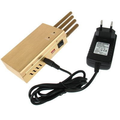 Jammer,Cellphone jammer, gps jammer,4 Antennas Portable CellPhone GPSL1 Signal Jammer With Dip Switch