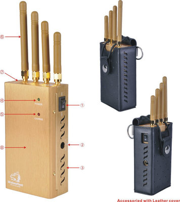 Jammer,Cellphone jammer, gps jammer,Portable Cell Phone & GPSL1 Jammer -15m Shielding Range