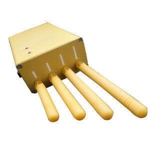 Jammer,Cellphone jammer, gps jammer,Golden Color 4 Antennas 3 watt Portable Cellphone GPS Jammer