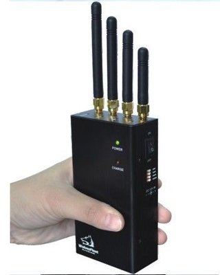 Jammer,Cellphone jammer,wifi  jammer,4 Antennas Portable Cell Phone and WIFI Jammer With Dip Switch