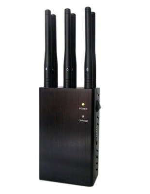 Jammer,Cellphone jammer, portable cellphone jammer,6 Antenna Portable 3G GPS WiFi Bluetooth Cellphone Jammer