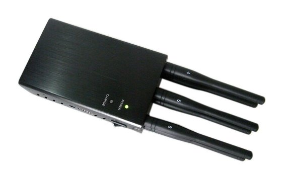 Jammer,Cellphone jammer, portable cellphone jammer,6 Antenna Portable 3G GPS WiFi Bluetooth Cellphone Jammer