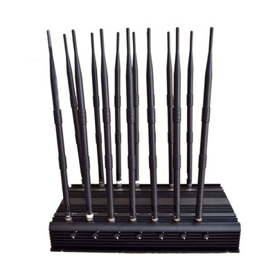 Jammer,Cellphone jammer,14 antennas GPS L1 L2 L5 WIFI VHF UHF 4G 315 433 Lojack Cell Phone Jammer