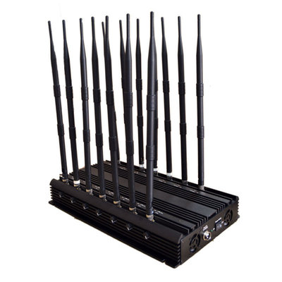 Jammer,Cellphone jammer,14 antennas GPS L1 L2 L5 WIFI VHF UHF 4G 315 433 Lojack Cell Phone Jammer
