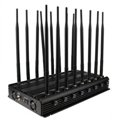 Jammer,Cellphone jammer,16Antennas GSM 3G 4G WIFI Lojack GPS L1-L5 VHF UHF RF(315/433/868)Jammer