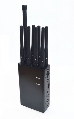 Jammer,Cellphone jammer, 4W High power 8 antennas portable CellPhone 3G 4G GPS WiFi Lojack Jammer