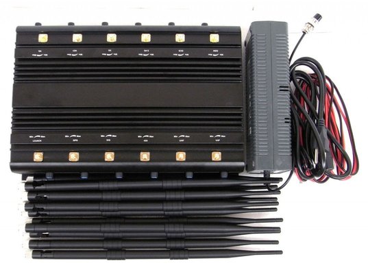 ALL-IN-ONE 16 BANDS 38W GSM CDAM 3G 4G 2.4GHZ 5GHZ GPS UHF VHF JAMMER UP TO 50M